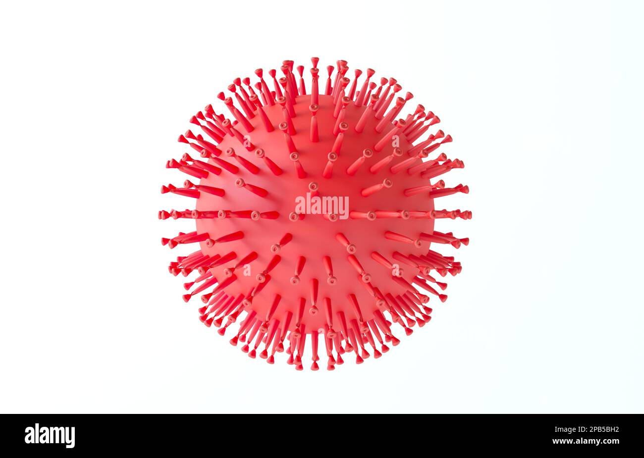 Coronavirus as a small infectious agent. An Illustration of a viral ...