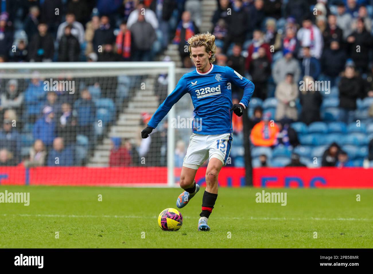 Glasgow, UK. 12th Mar, 2023. UK. Rangers played Raith Rovers in the ...