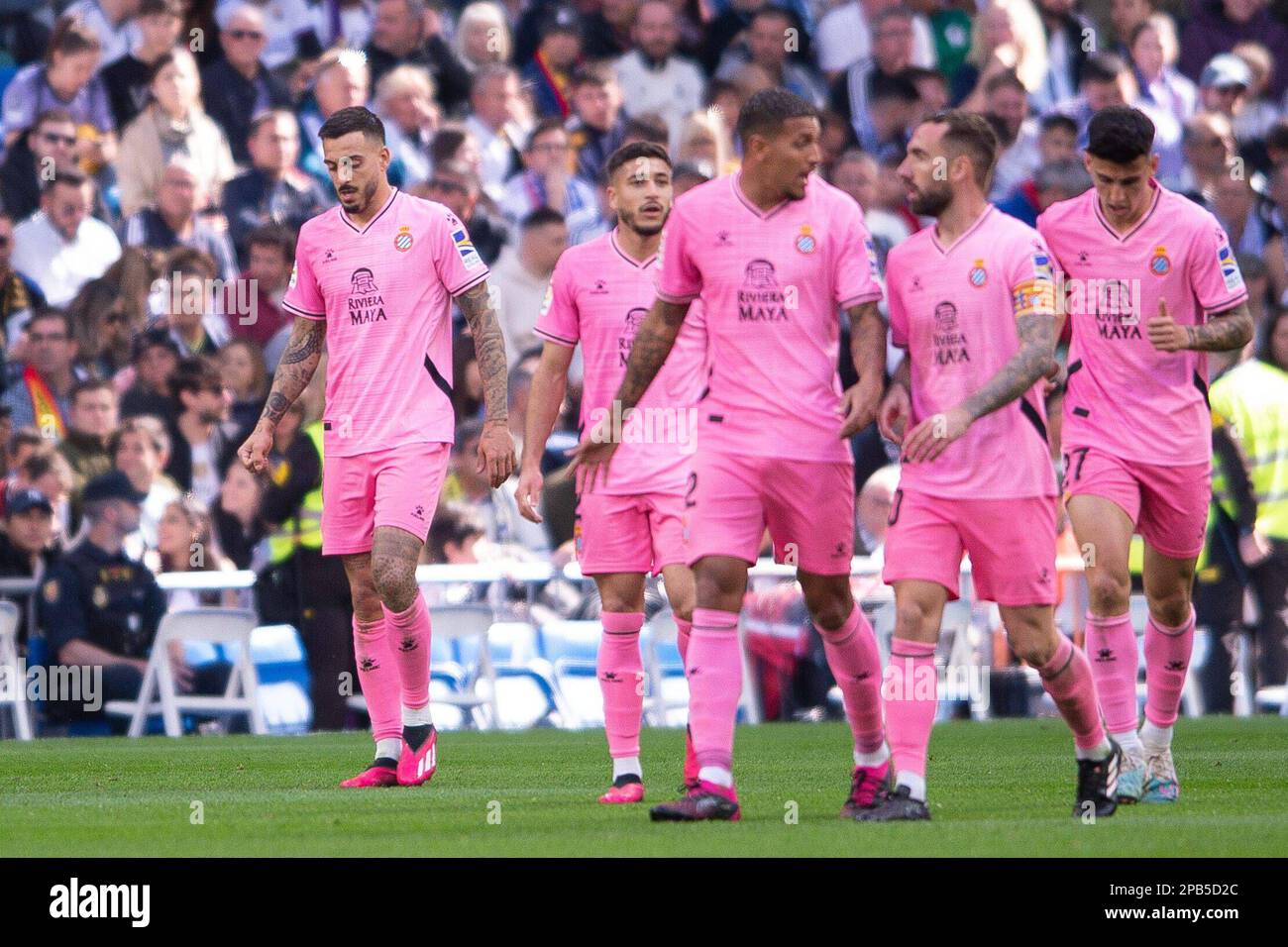 Santiago Bernabeu Stadium during La Liga football match between Real ...