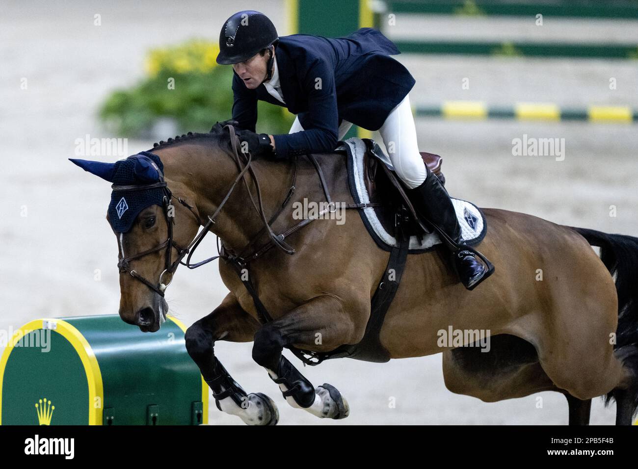 DEN BOSCH - Winner McLain Ward (USA) on HH Azur in action during the ...