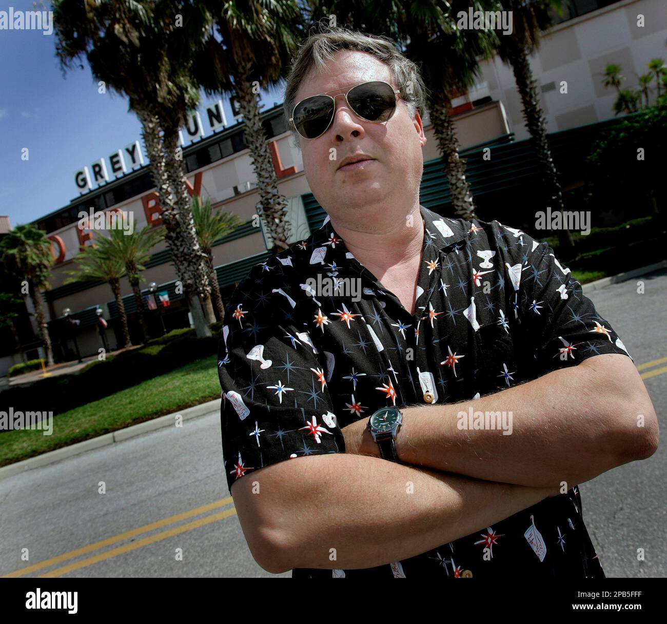 ** ADVANCE FOR THE WEEKEND OF SEPT. 8-9 **Author Tim Dorsey poses for a ...