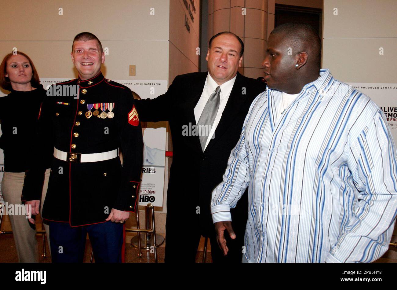 James Gandolfini, Executive Producer of the HBO documentary "Alive Day ...