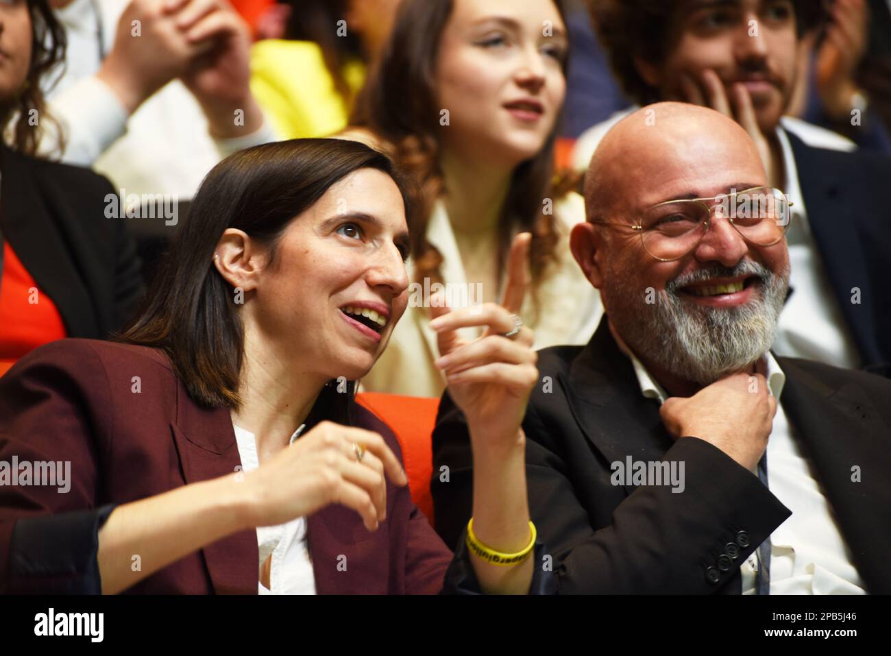 Rome, Italy. 12th Mar, 2023. Assembly of Italian Democratic Party 2023 ...