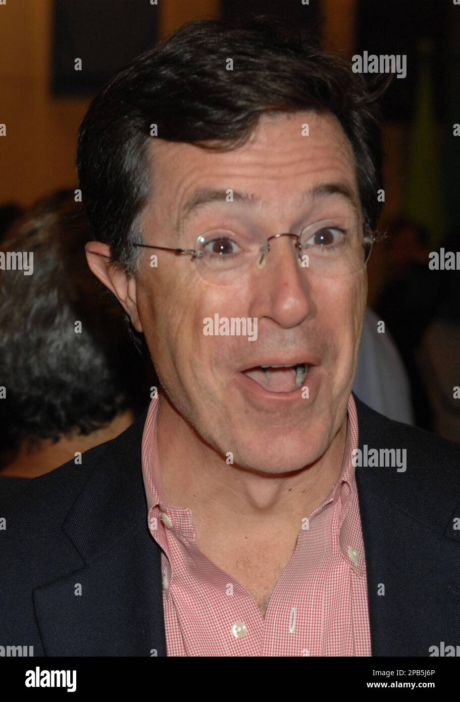 Stephen Colbert arrives for the premiere of the "In the Shadow of the ...