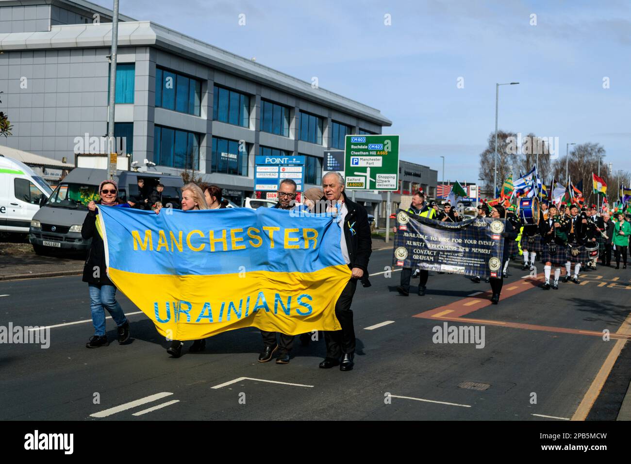 St. Patrick's Day 2023. Cheetham Hill, Manchester Stock Photo - Alamy