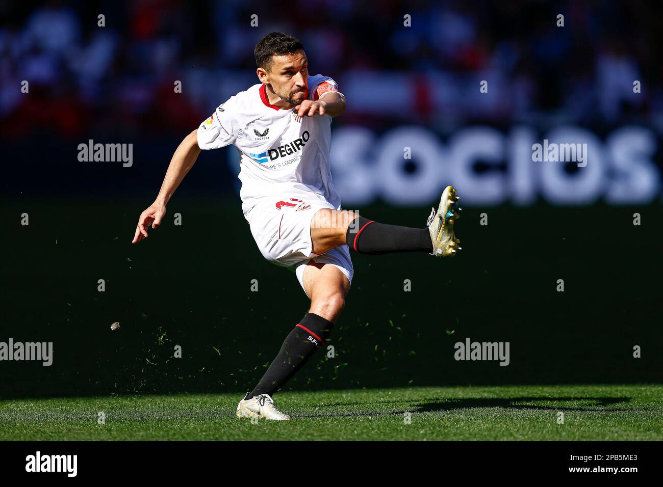 Jesus Navas of Sevilla FC during the La Liga match between Sevilla FC ...