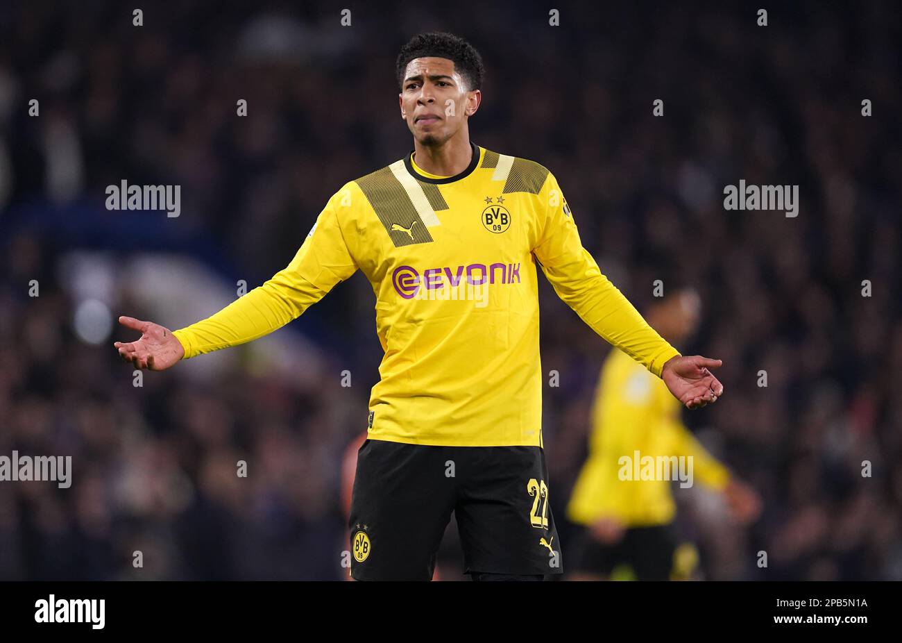 Borussia Dortmund's Jude Bellingham during UEFA Champions League round ...