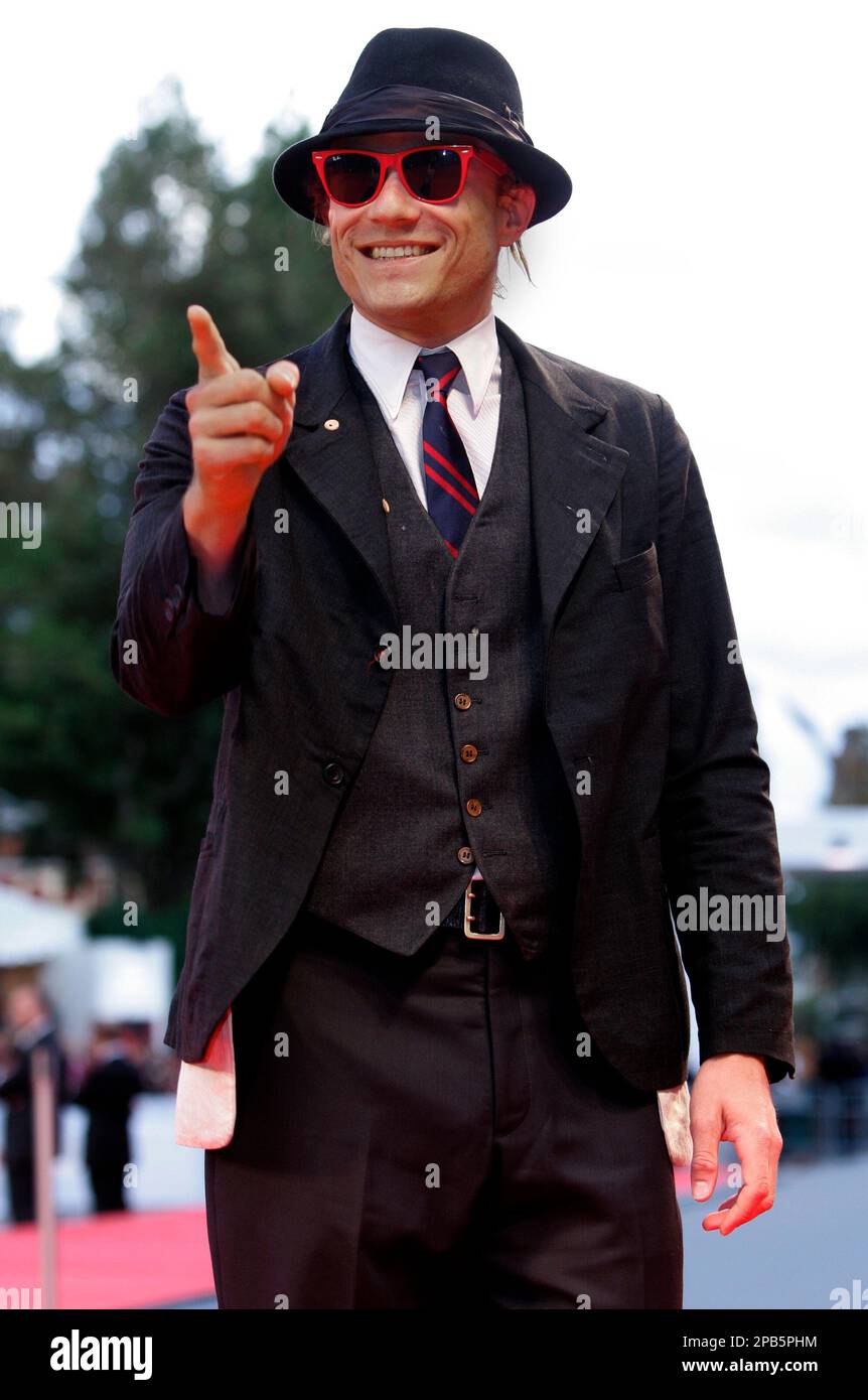 Australian actor Heath Ledger arrives for the screening of his latest ...