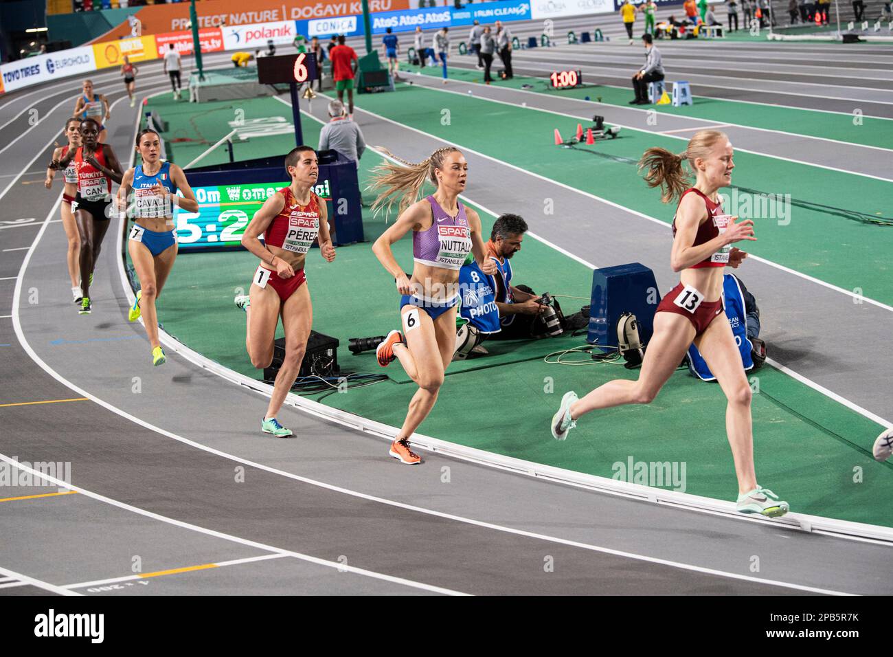 Hannah Nuttall of Great Britain & NI competing in the women’s 3000m ...