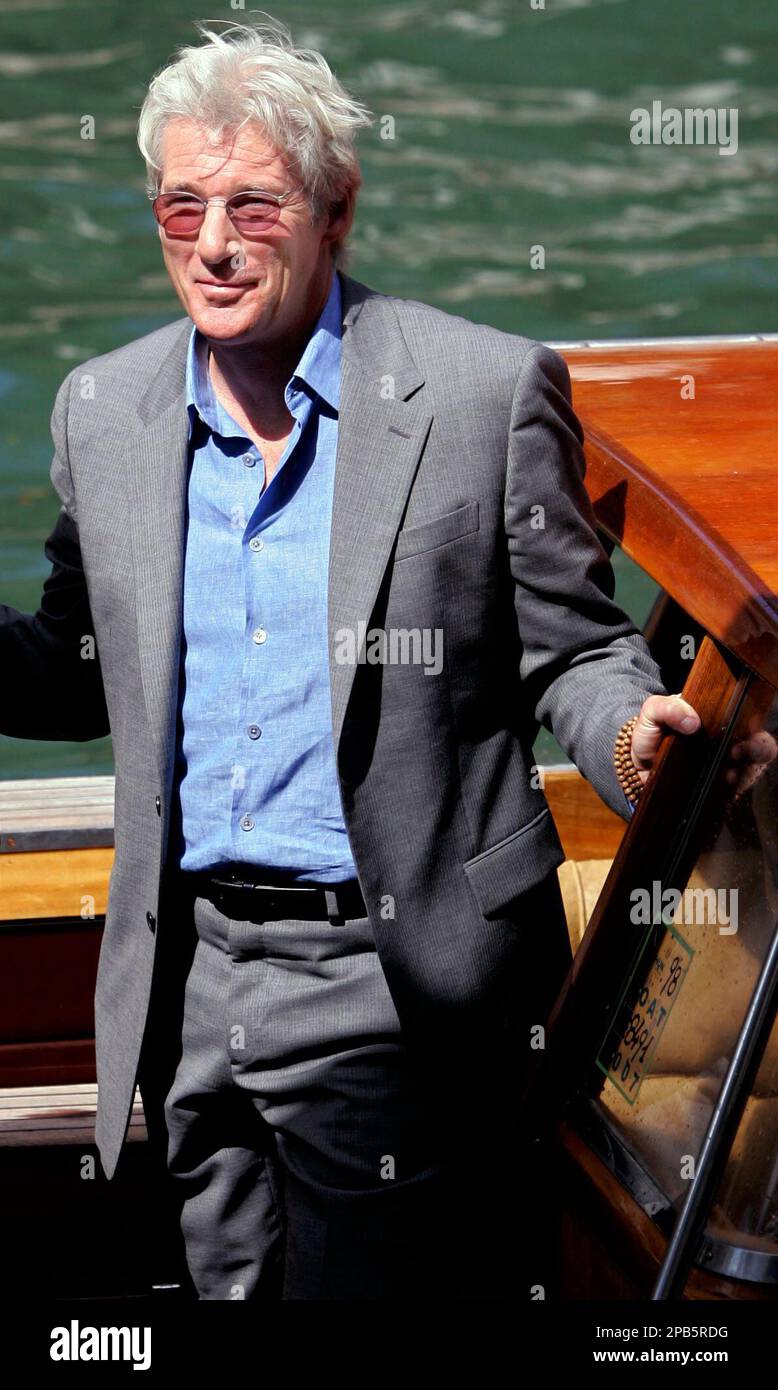 Actor Richard Gere arrives to present the movie " I'm not there ...