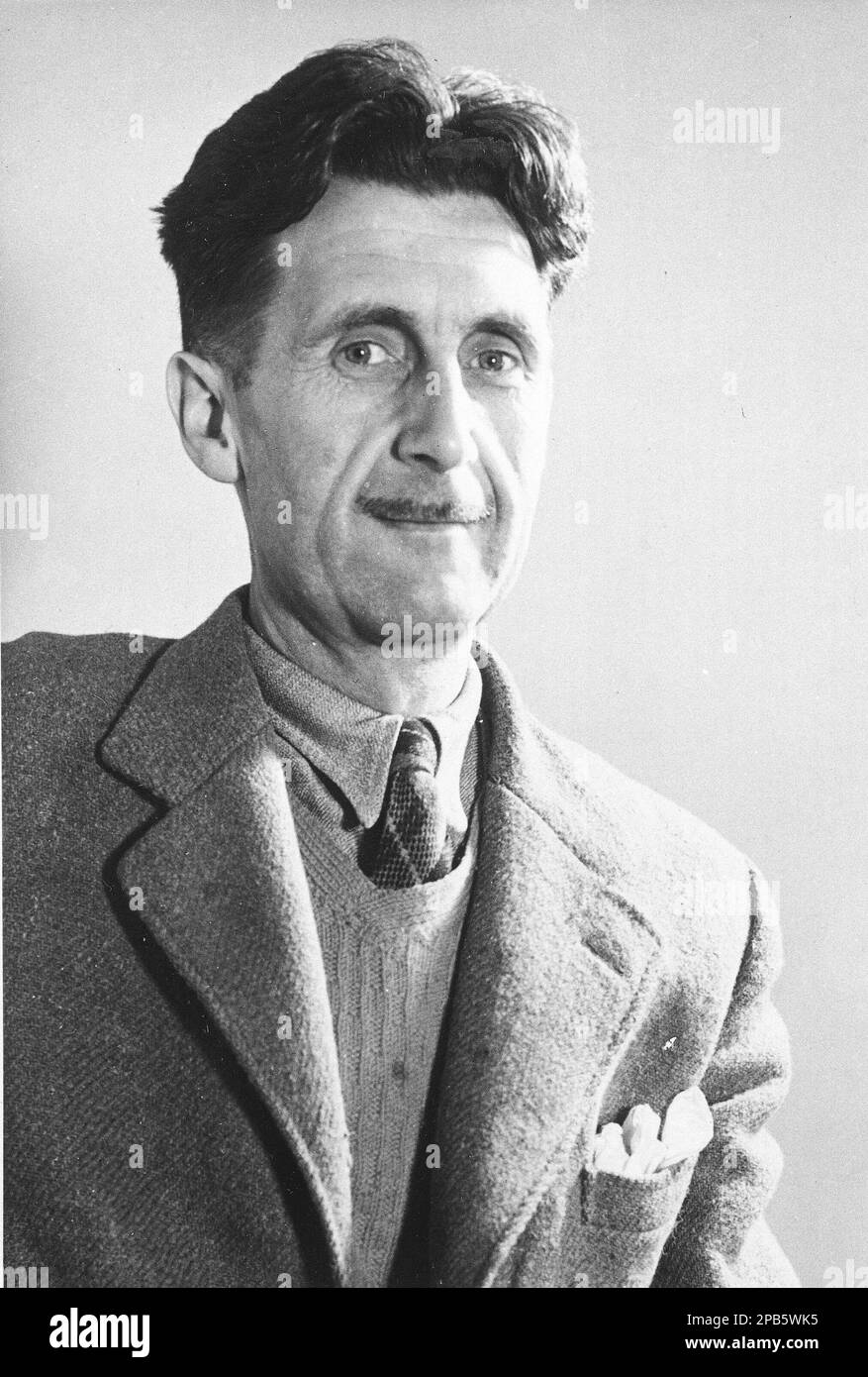 ** FILE ** Writer George Orwell poses in this undated photo at an ...