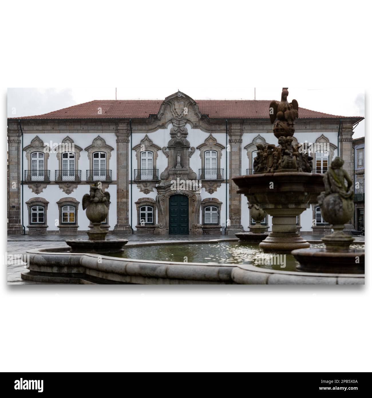 The Braga Town Hall historical building Stock Photo - Alamy