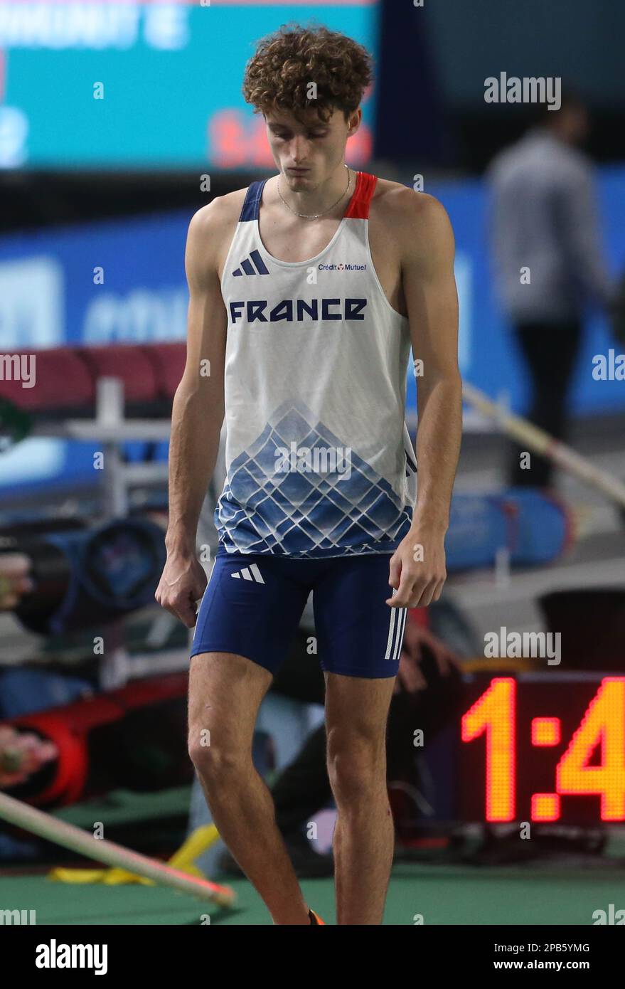 Ethan CORMONT of France Pole Vault Men Final during the European ...