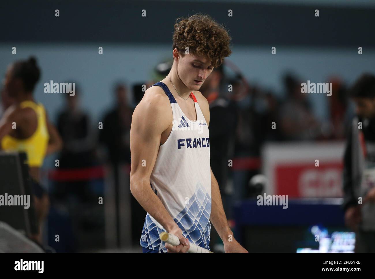 Ethan CORMONT of France Pole Vault Men Final during the European ...
