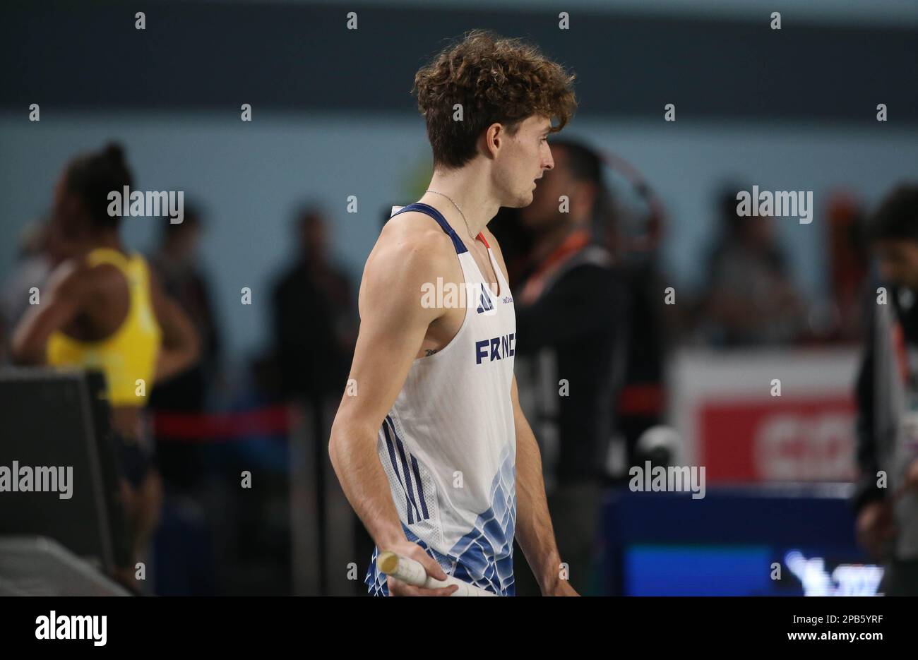 Ethan CORMONT of France Pole Vault Men Final during the European ...