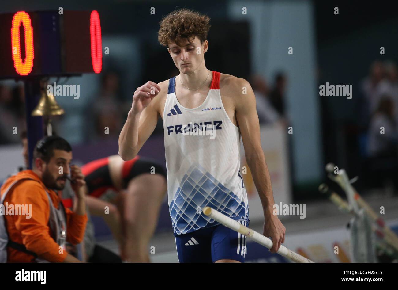 Ethan CORMONT of France Pole Vault Men Final during the European ...