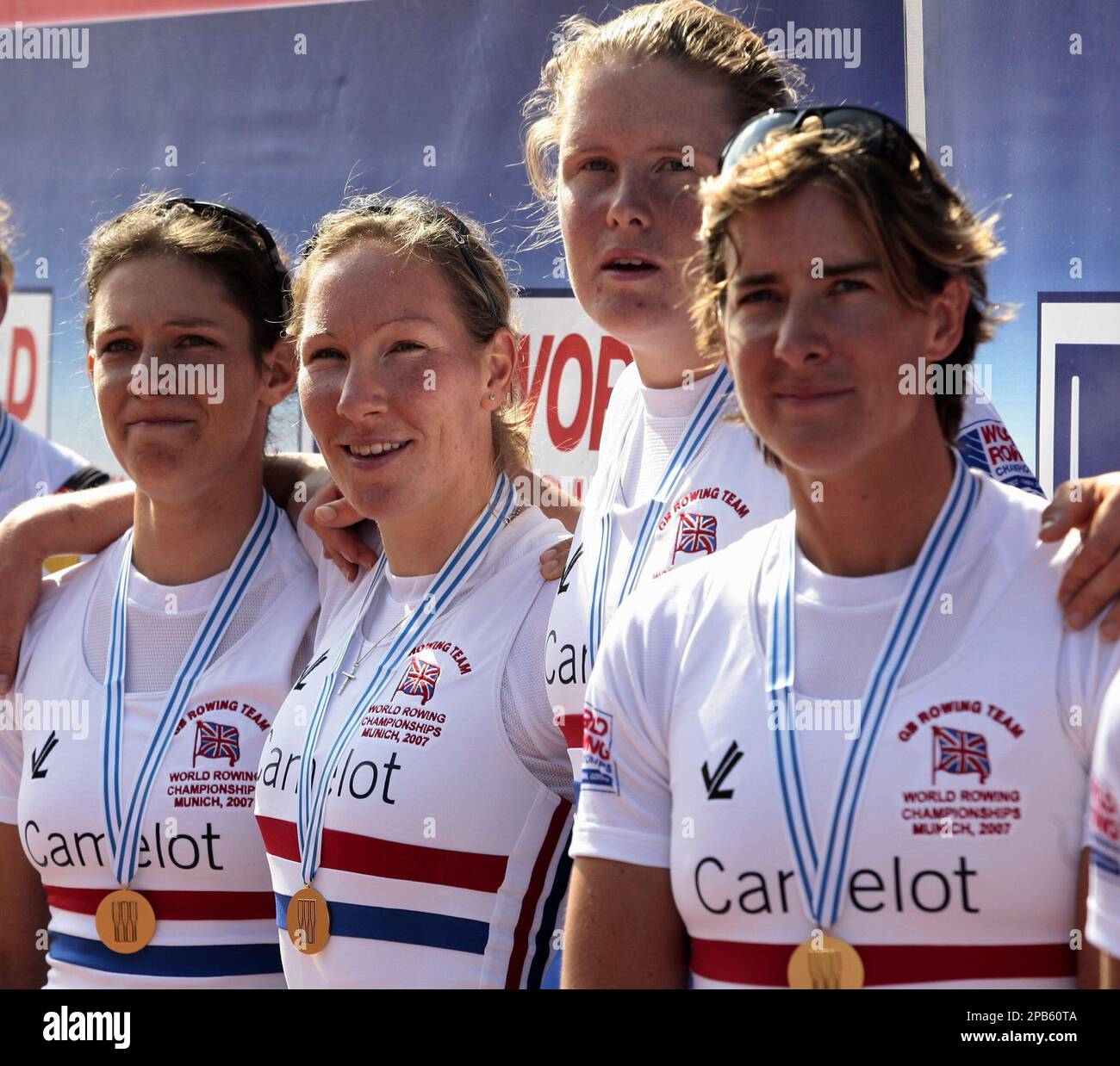 Britain's Katherine Grainger, Debbie Flood, Frances Houghton and Annie ...