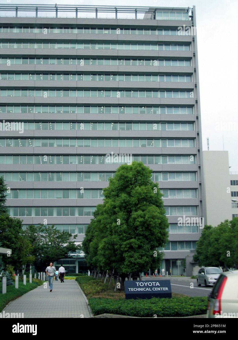 A new building of Toyota Technical Center stands in the compound of ...