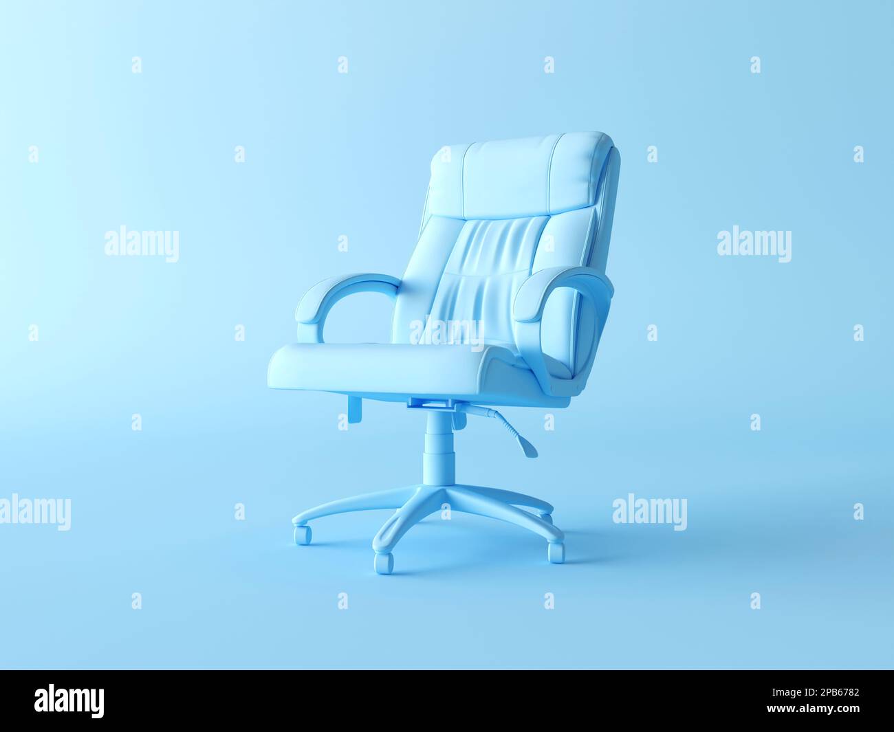 Luxury Office armchair. Modern office chair leather. Isolated ...