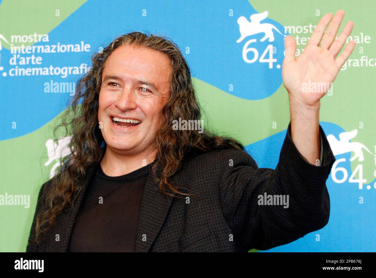 Actor Del Zamora poses during the photocall of the film "Searchers 2.0 ...