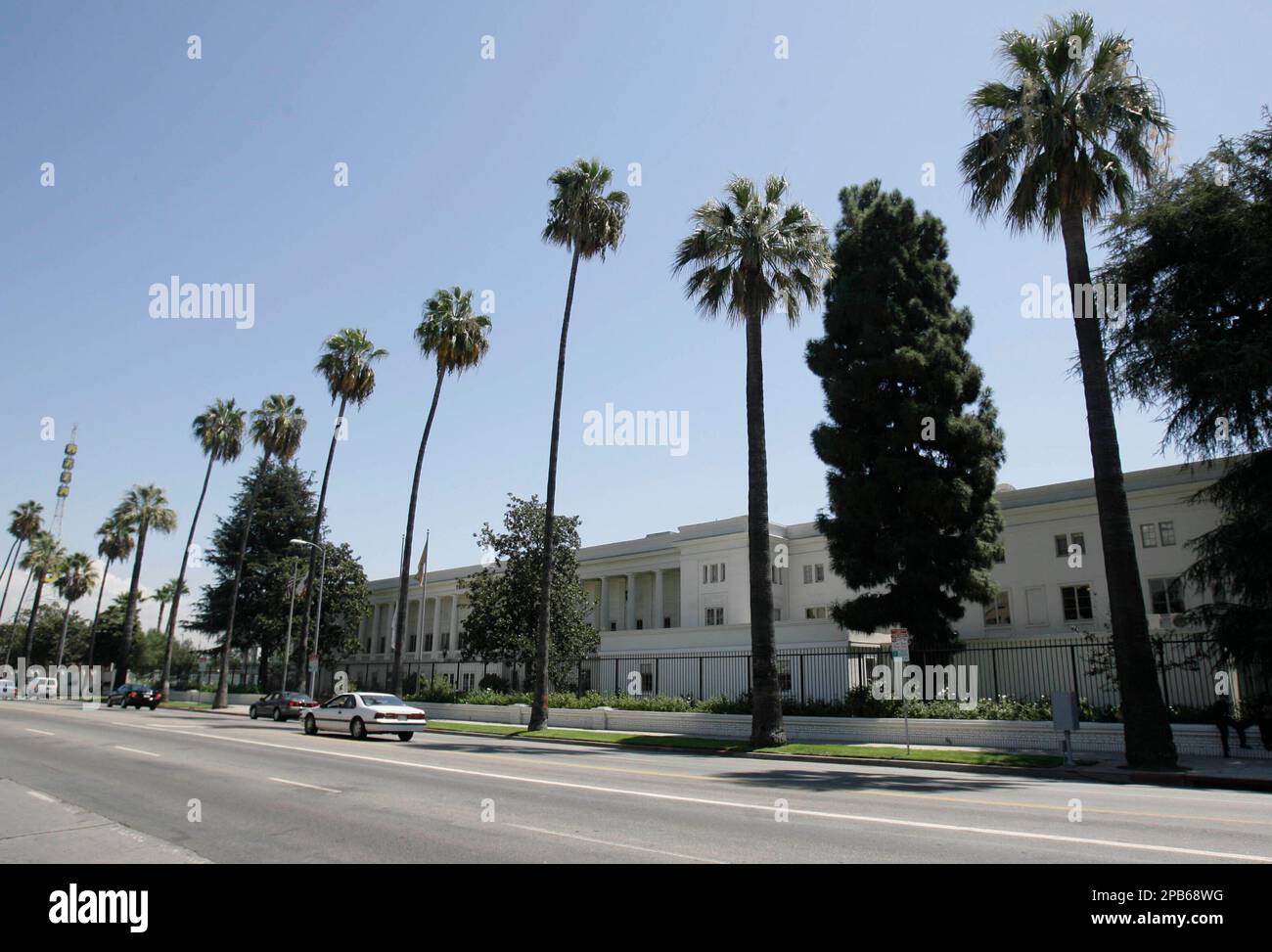 The historic former Warner Bros. studio, now occupied by television ...