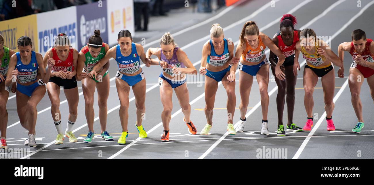 Ludovica Cavalli of Italy competing in the women’s 3000m final on Day 3 ...