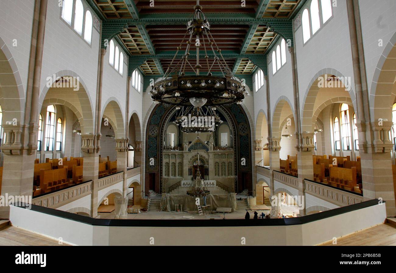 ** FILE ** A view into the main hall of the biggest German synagogue at ...