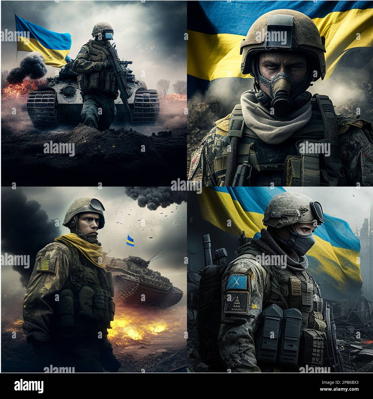 ukraine flag and soldier victory. Ukrainian military Stock Photo - Alamy