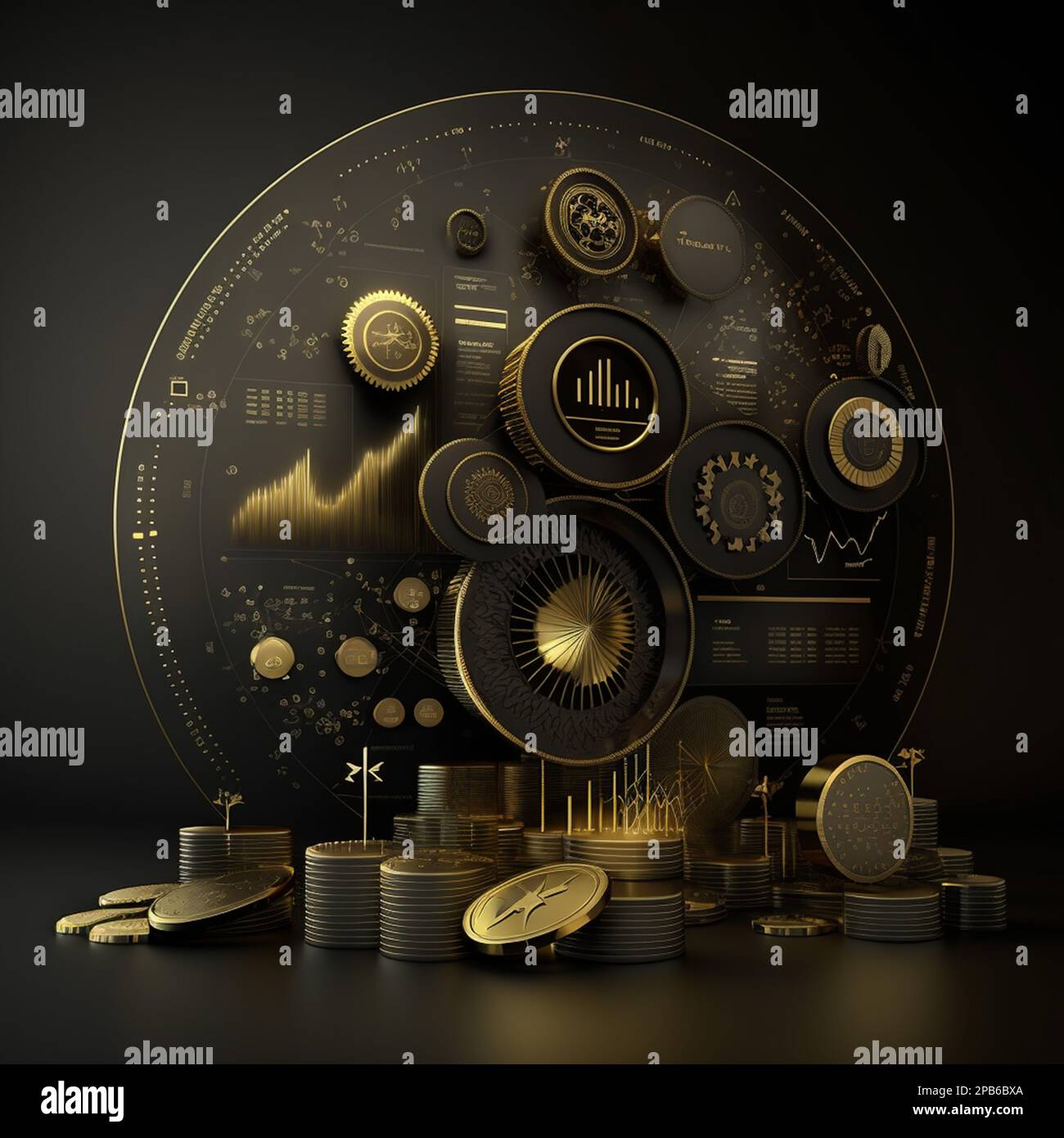 Growth chart from bottom top hi-res stock photography and images - Alamy