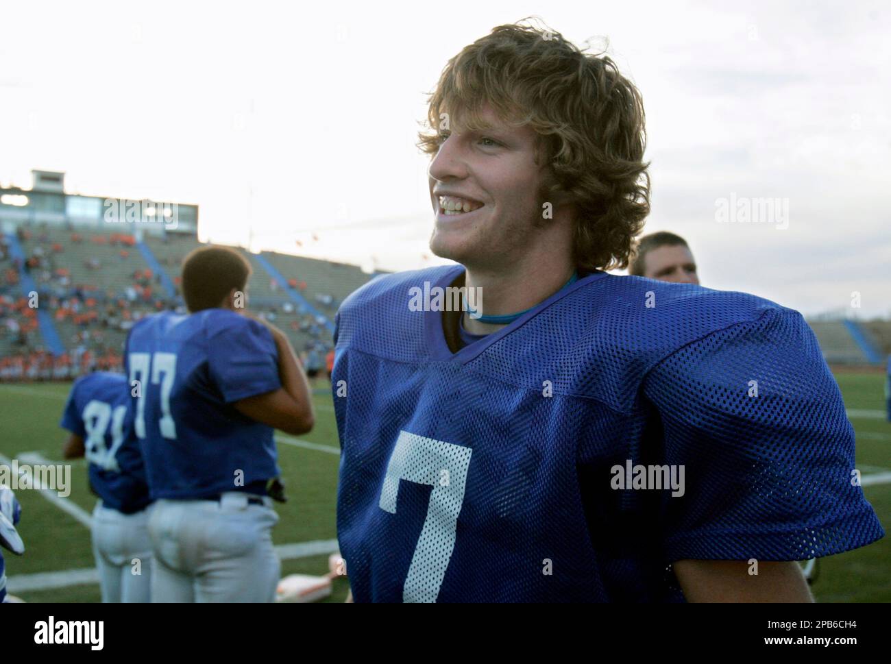 John David Baker, quarterback at Lake View High School, is seen Friday ...