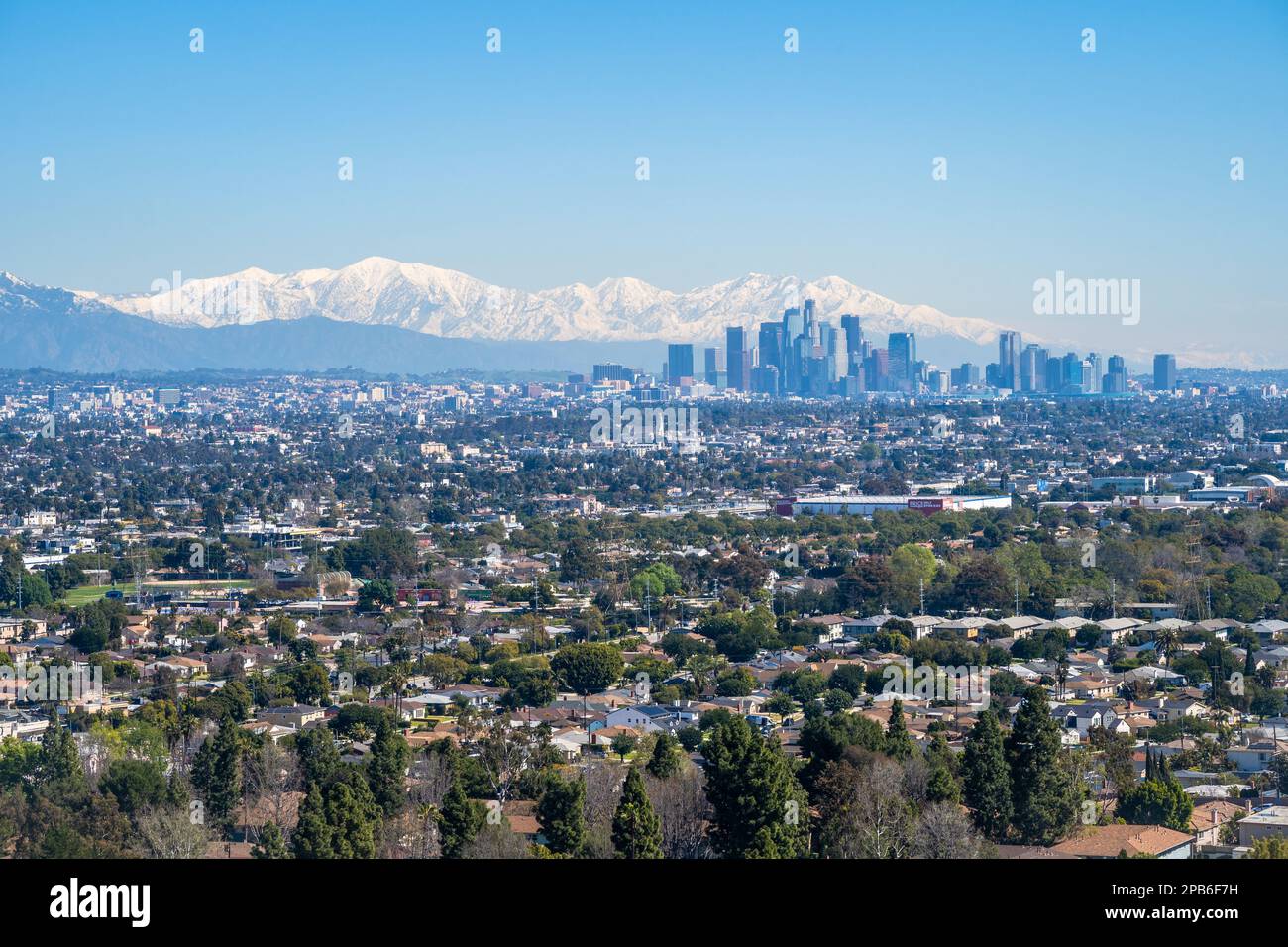 Los angeles mountains snow hi-res stock photography and images - Alamy