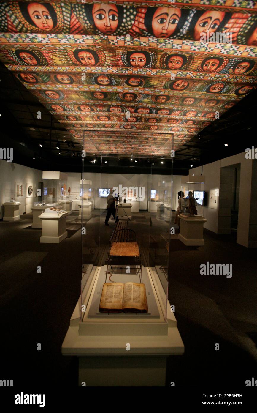 Many releigious and artistic artifacts are included with the exhibit ...