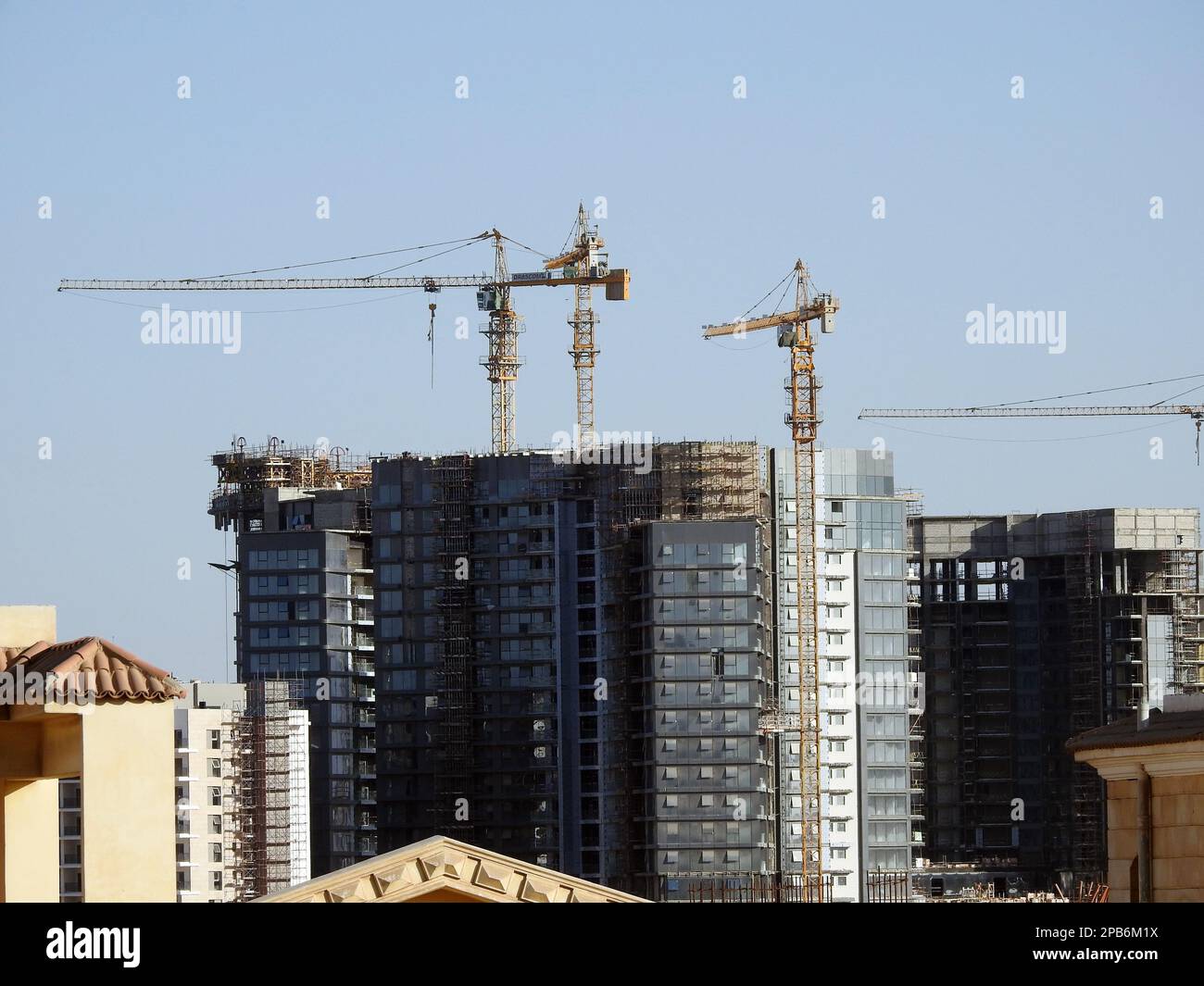 Giza, Egypt, March 10 2023: zed city By Orascom Construction company ...