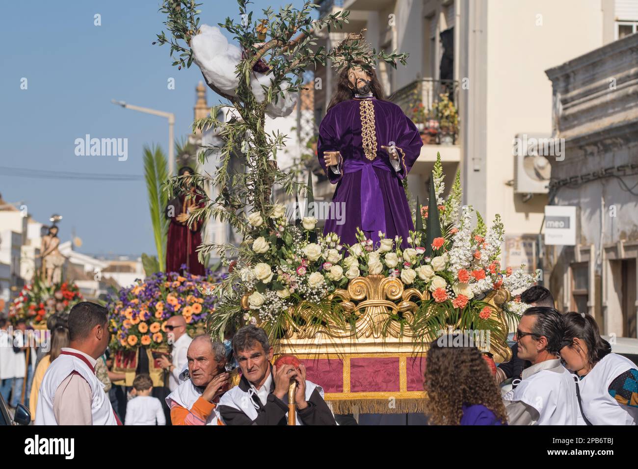 Triumphal Procession on Palm Sunday in Tavira, Algarve region, Portugal ...