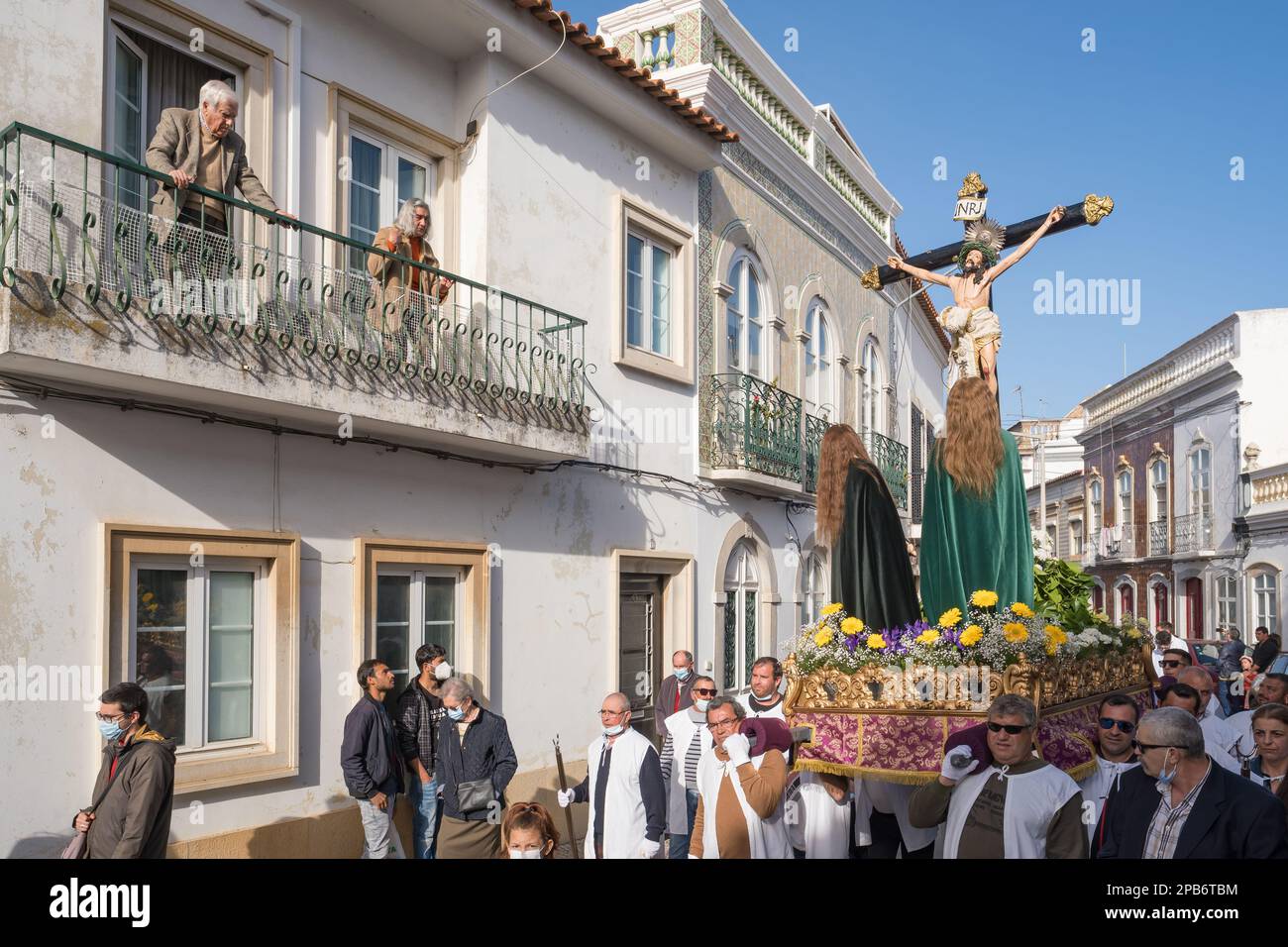Triumphal Procession on Palm Sunday in Tavira, Algarve region, Portugal ...