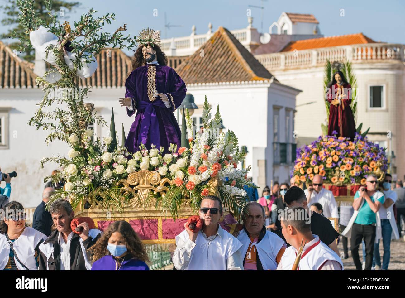 Triumphal Procession on Palm Sunday in Tavira, Algarve region, Portugal ...