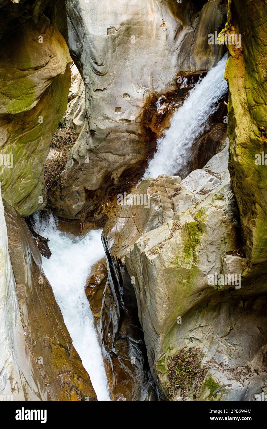 Orrido di Bellano, natural gorge created by the erosion of Pioverna ...