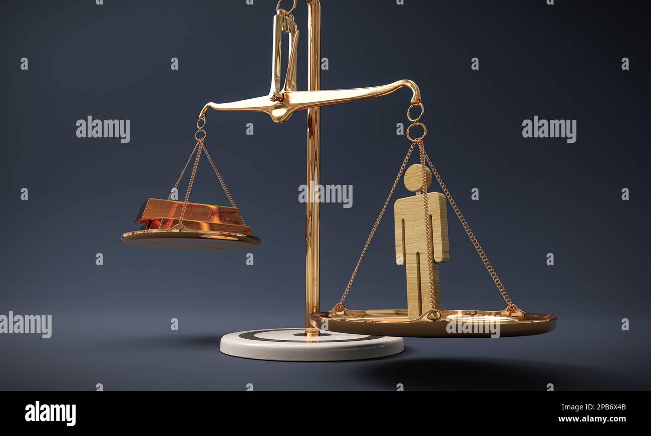 The value of a human being is greater than gold: symbolic man outweighs ...