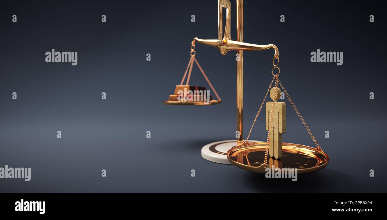 The value of a human being is greater than gold: symbolic man outweighs ...