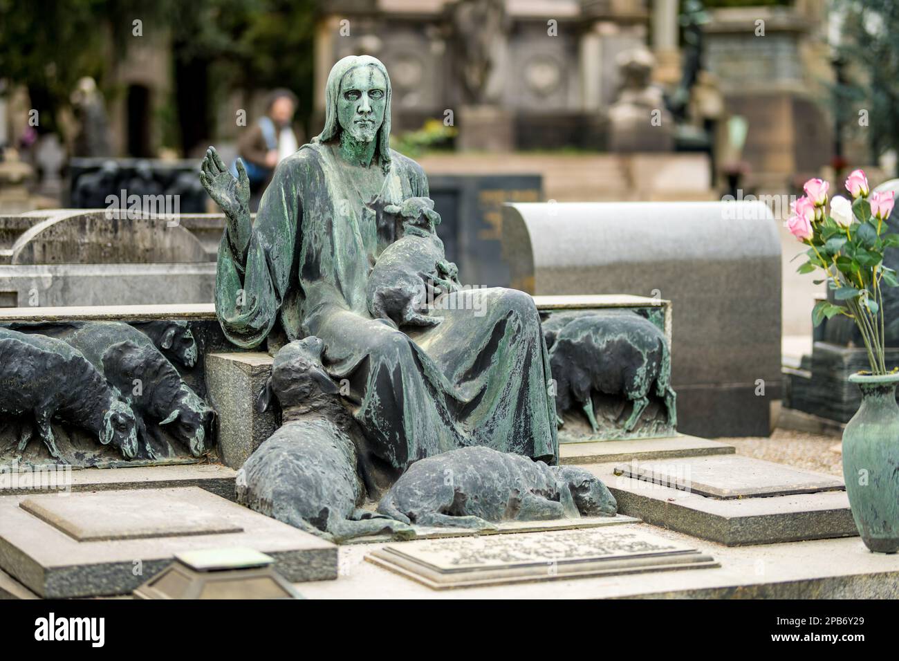 Impressive sculptures on the tombs and monuments of Cimitero ...