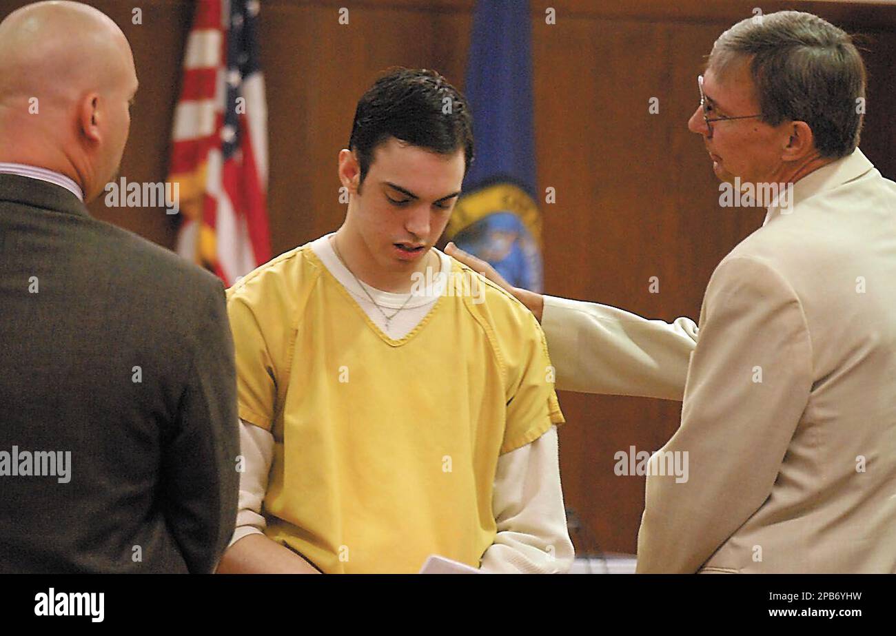 Brian Draper reads a statement to the courtroom during his sentencing ...