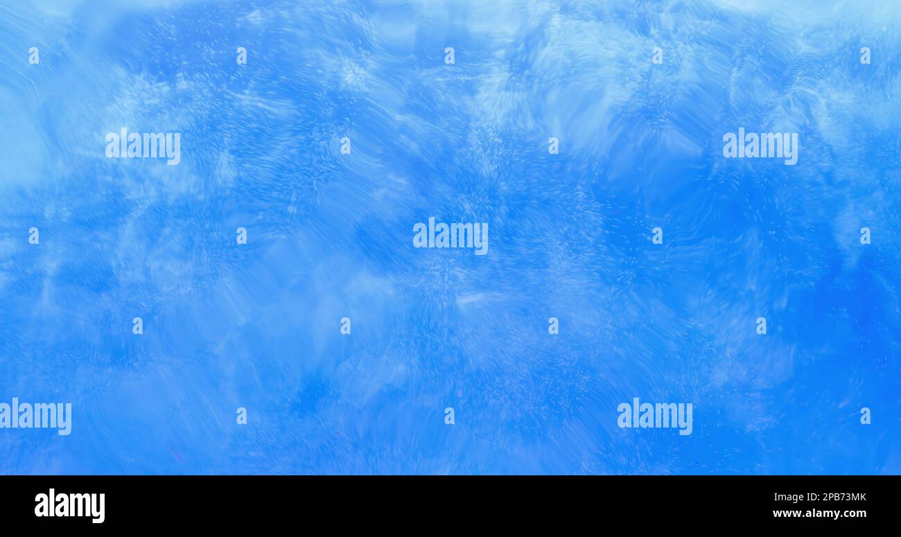 Water surface blur texture overlay blue particles Stock Photo - Alamy