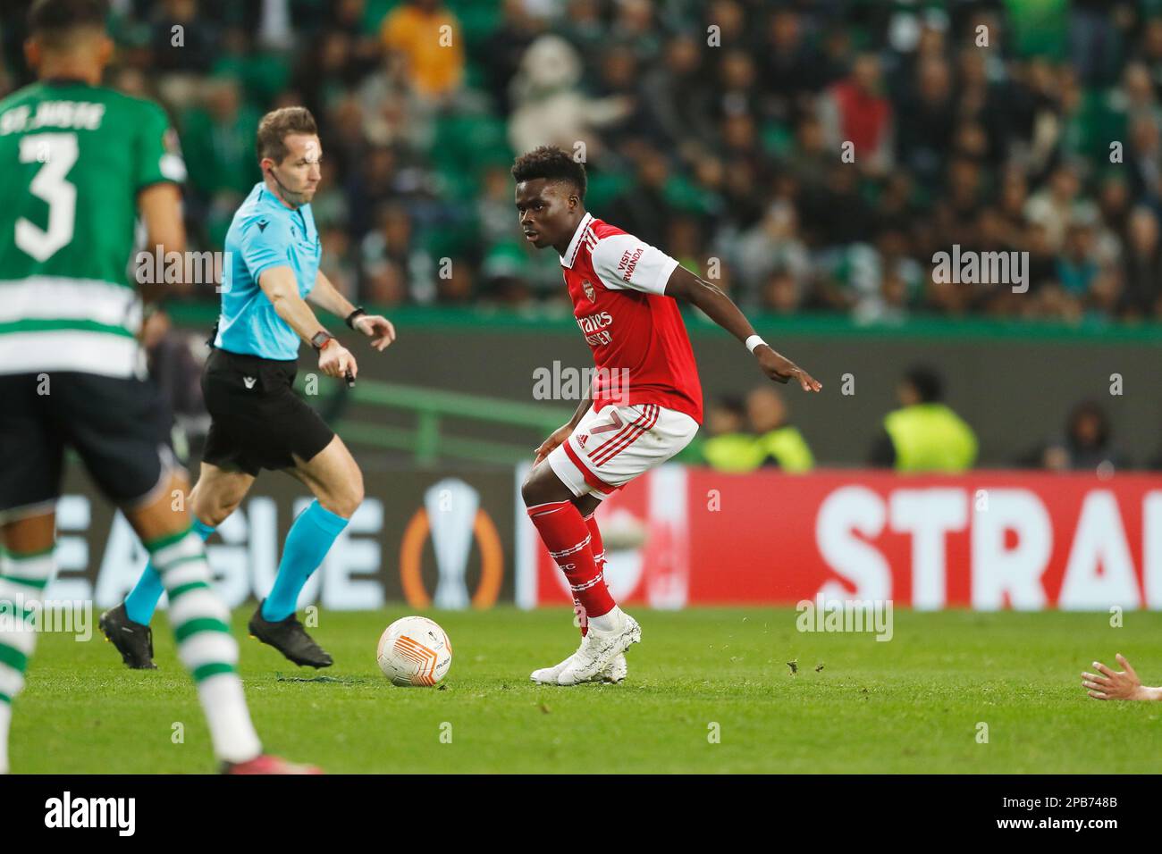 Lisbon, Portugal. 9th Mar, 2023. Bukayo Saka (Arsenal) Football/Soccer ...