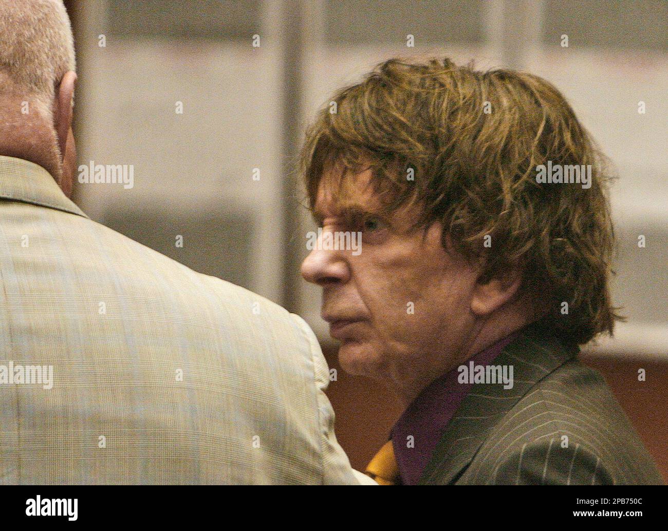 Defense attorney Bruce Cutler, left, stands with defendant Phil Spector ...