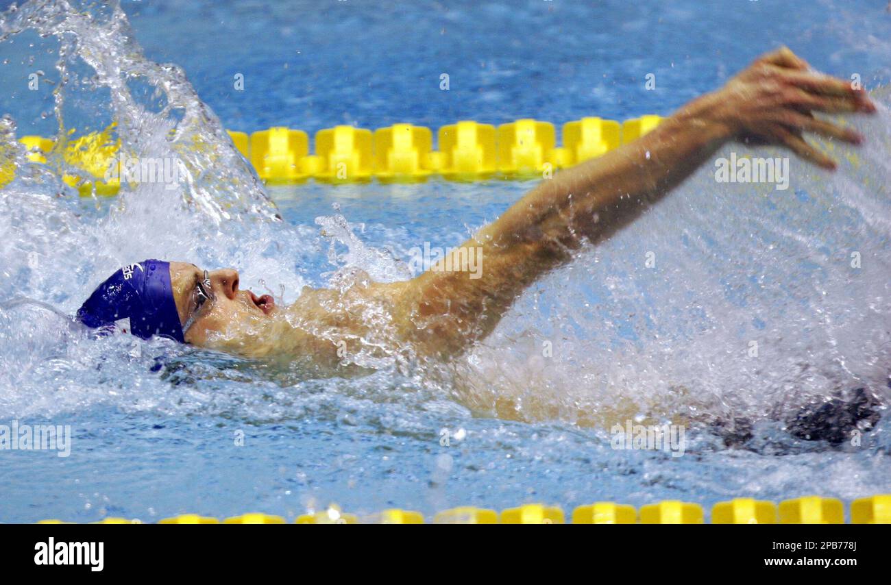 Britain's Liam Tancock swims on his way to winning the gold medal in ...