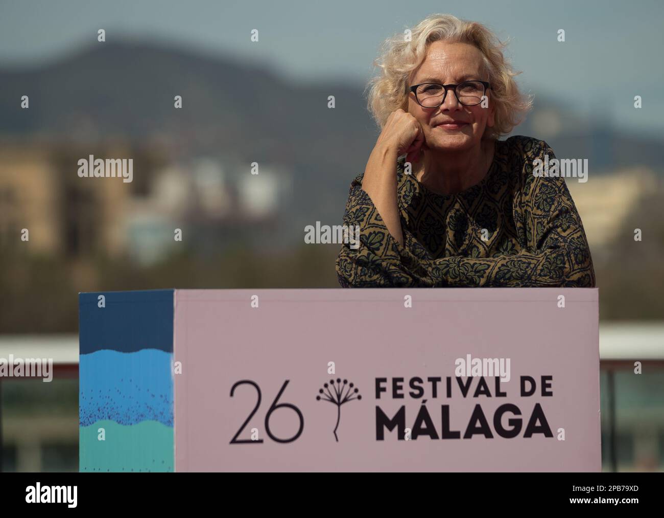 Malaga, Spain. 12th Mar, 2023. Spanish actress Elena Irureta poses in a ...