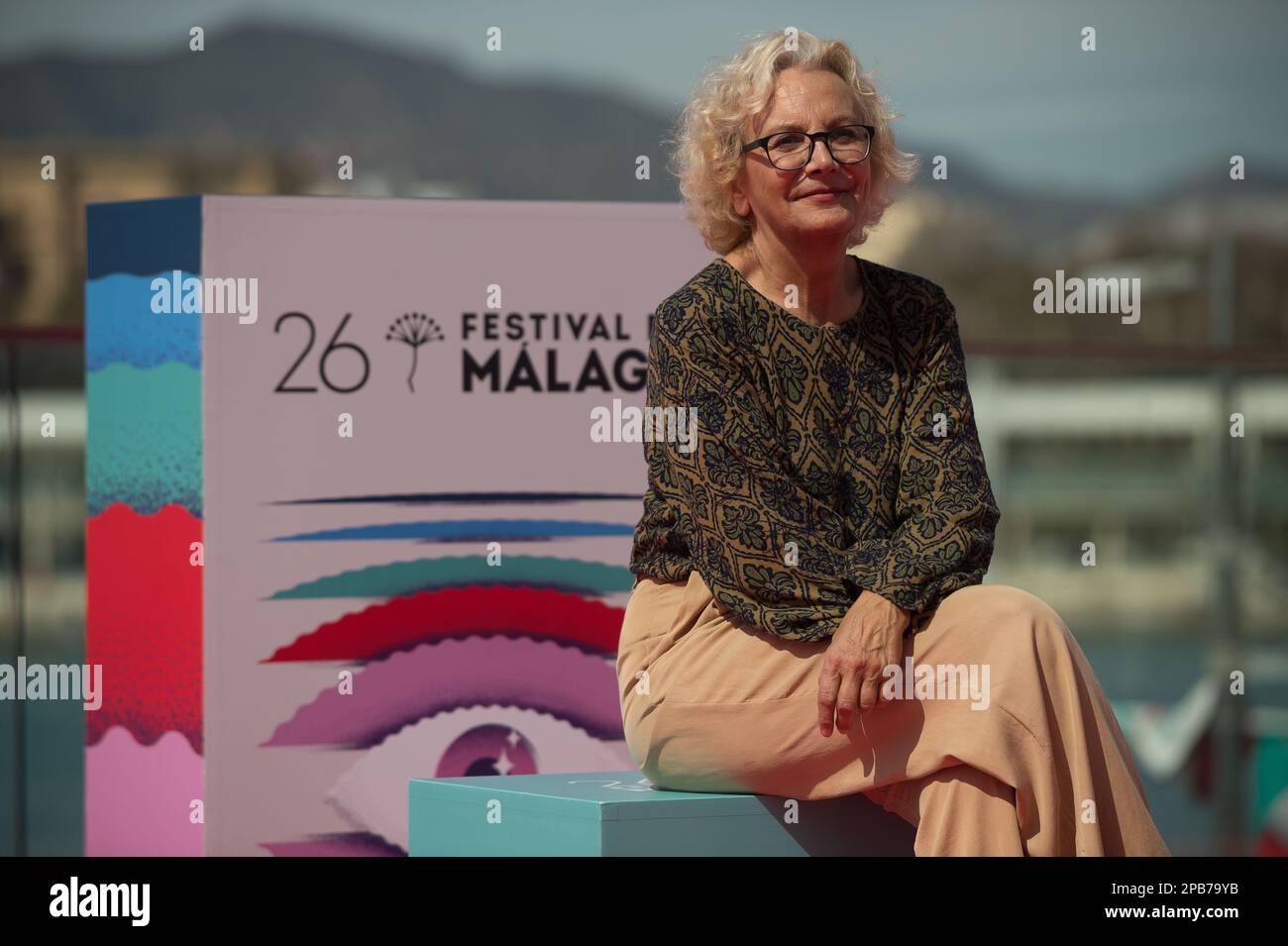 Malaga, Spain. 12th Mar, 2023. Spanish actress Elena Irureta poses in a ...