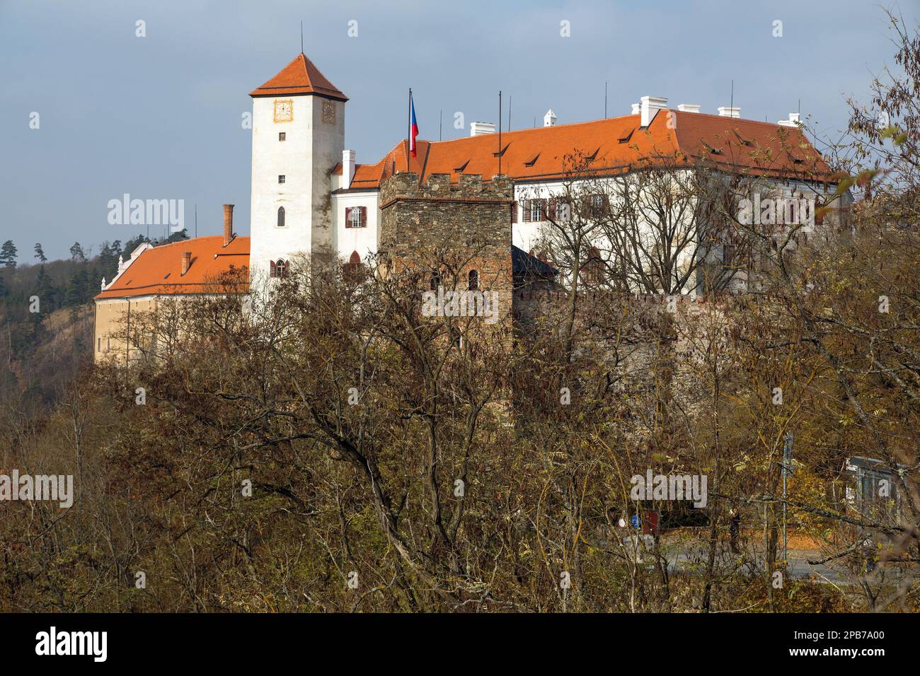 Bitov castle, South Moravia, Czech Republic, Gothic and renaissance ...