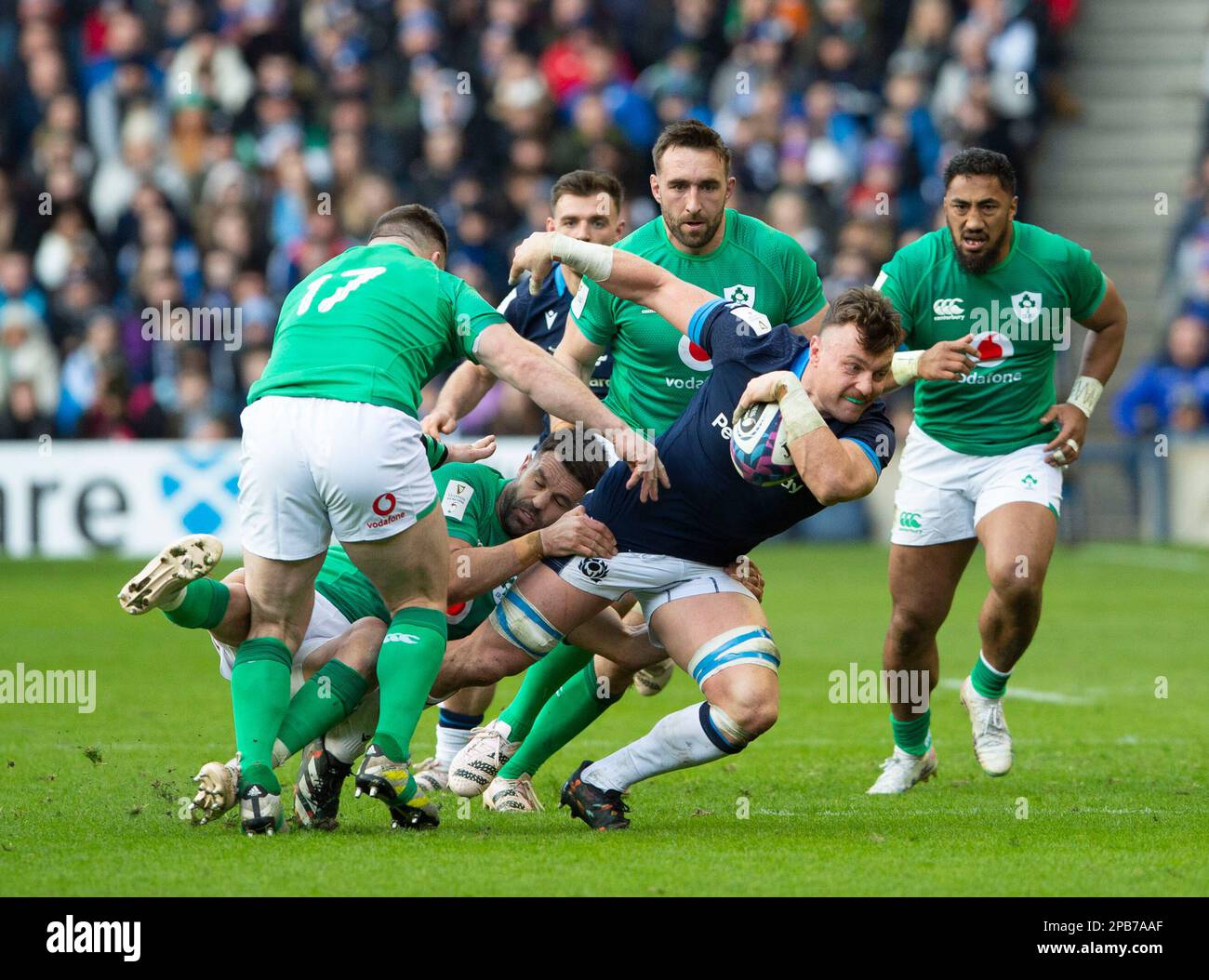 Edinburgh, UK. 12th Mar, 2023. Murrayfield, Edinburgh.12/03/2023, 12th ...