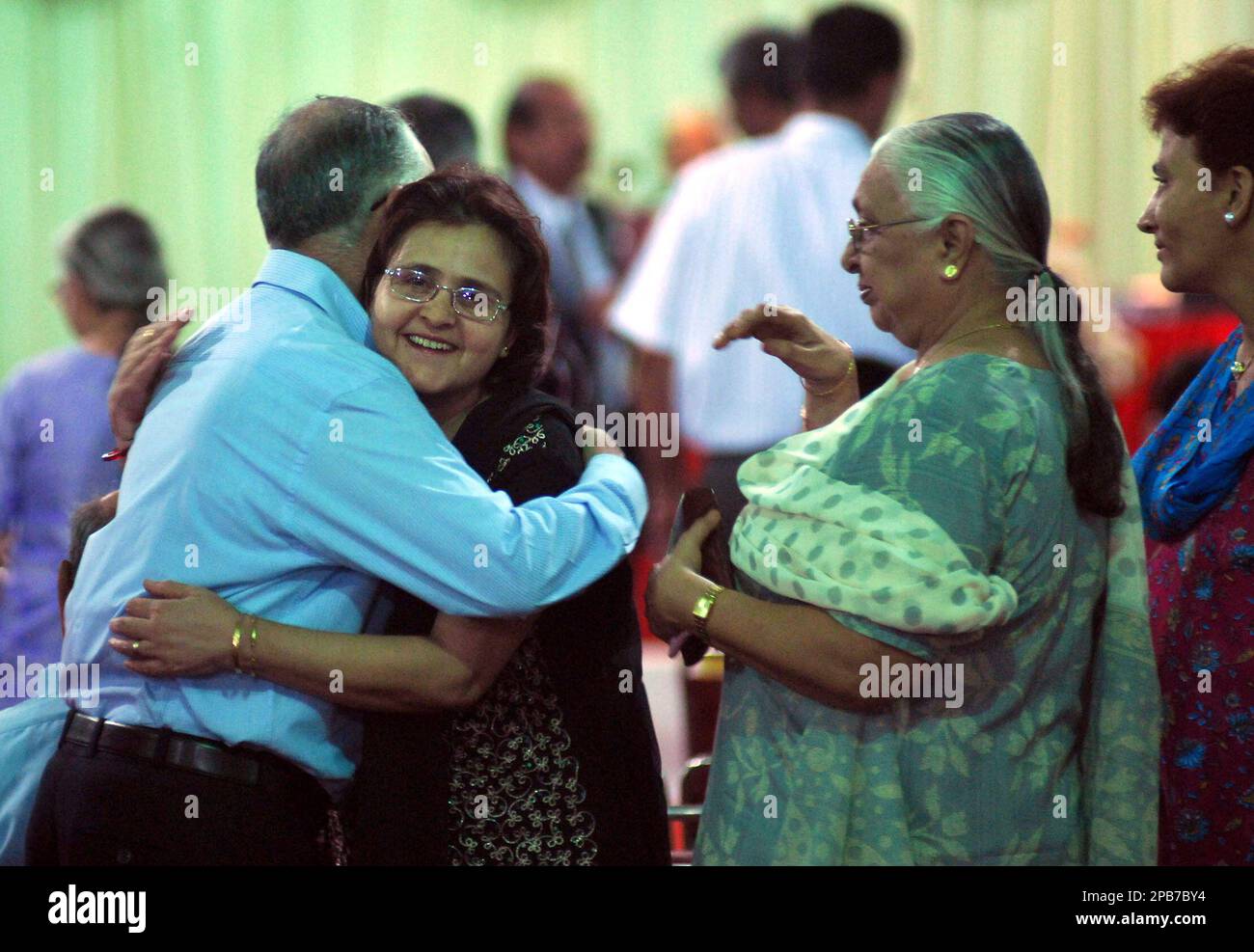 Members of the Parsi community greet each other on Navroz, the Parsi ...